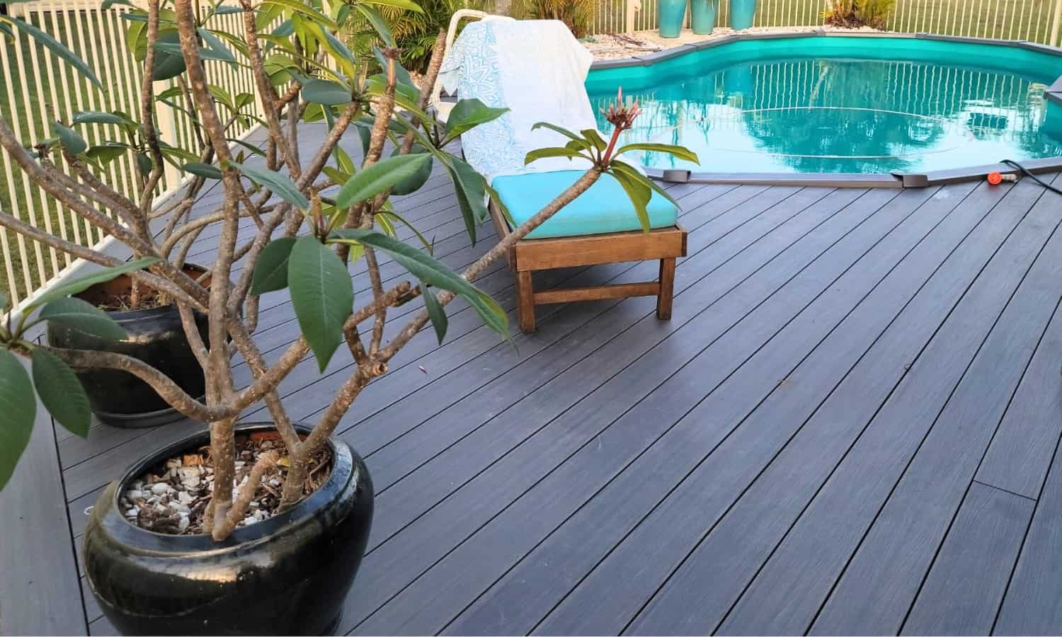 Resort Style Backyard Pool Deck - Sun Decking